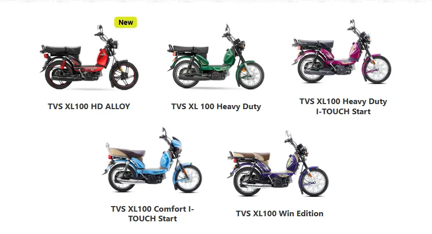 TVS XL100 Price List India 2025 – Updated Variant-Wise Rates