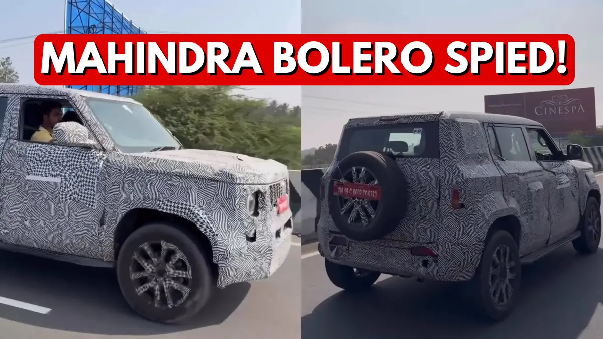 2026 Mahindra Bolero Spied With A Mini-Defender Profile in Coimbatore