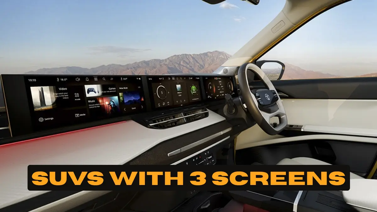 4 Cars And SUVs With True Triple-Screen Dashboards in India