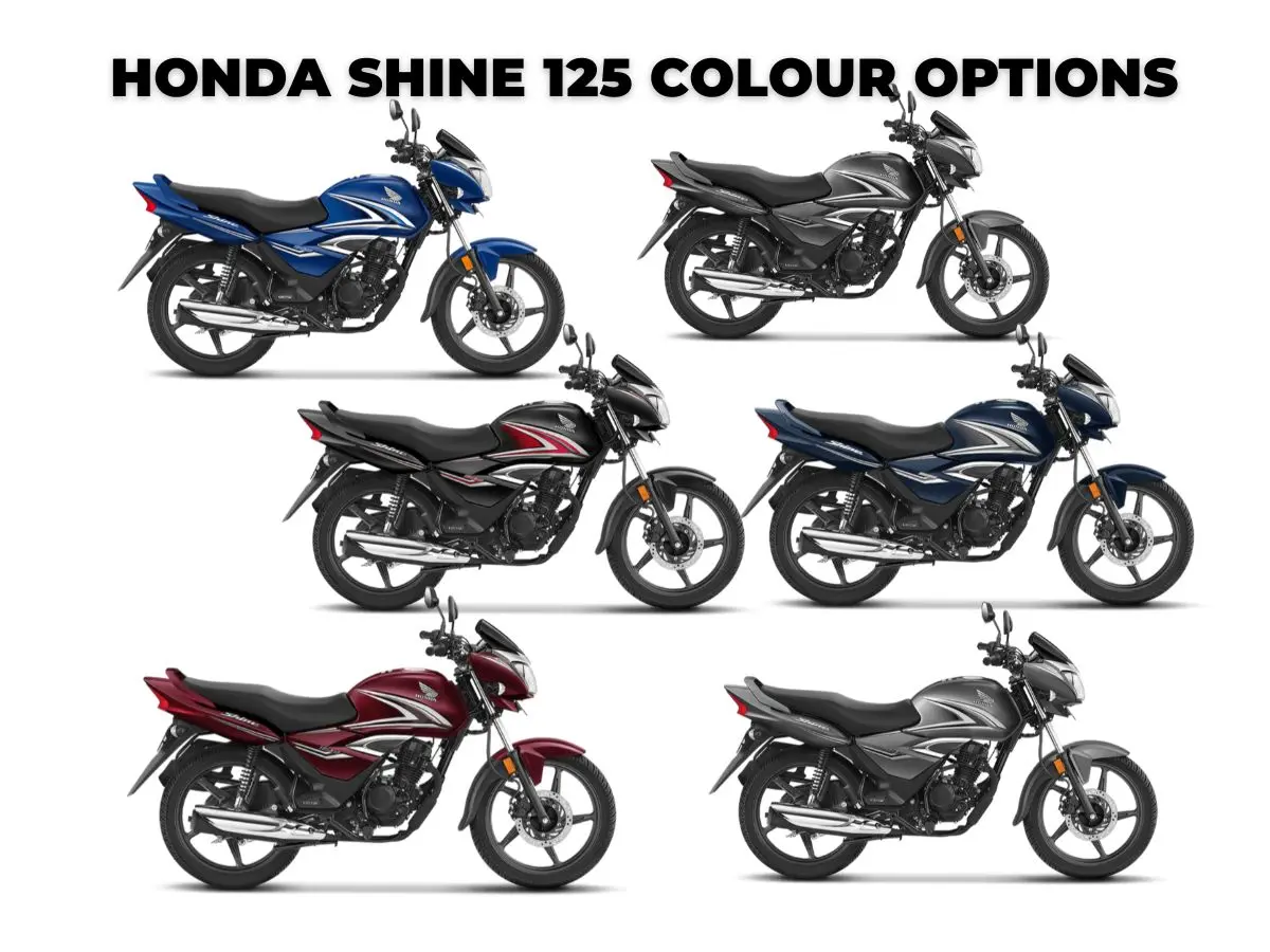 2026 Honda Shine 125 Colour Options Image Gallery