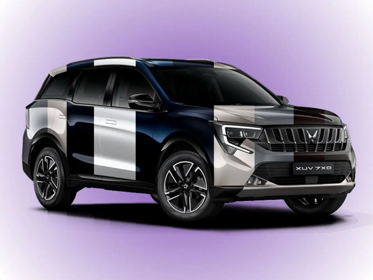 Mahindra XUV 7XO colour options image gallery